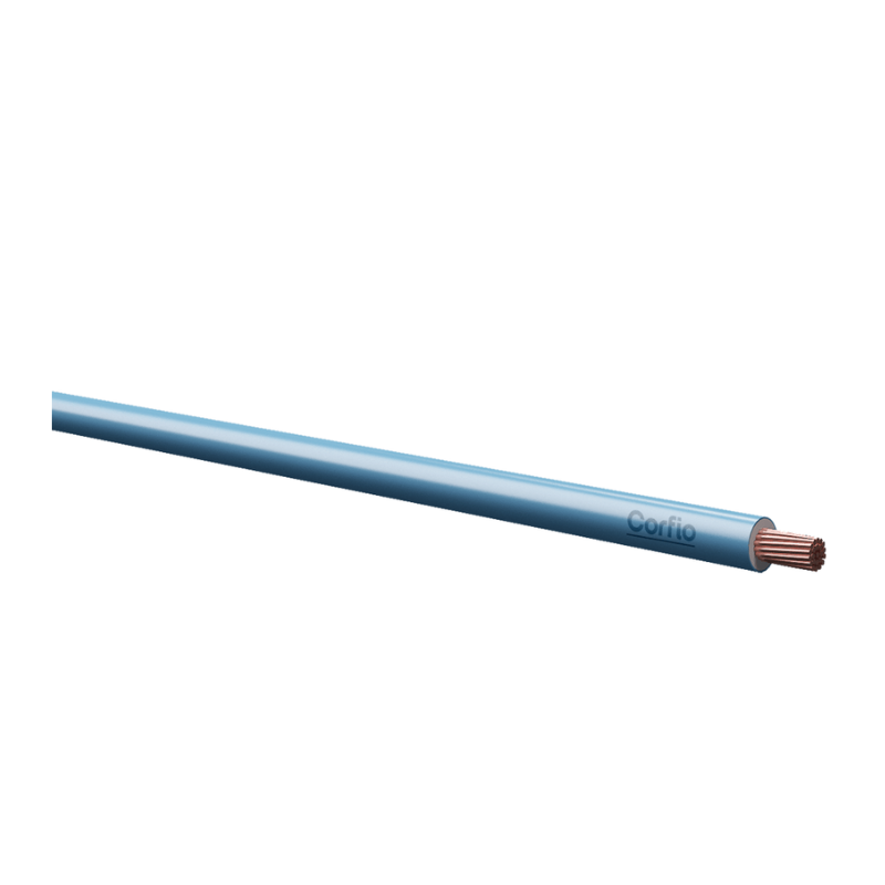 Rolo com 100m de Cabo de Cobre 750V 4mm² Azul - Corfio