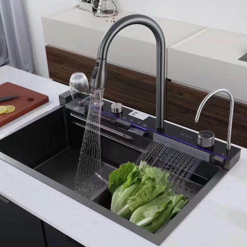 Cuba Gourmet Multifuncional Inteligente Aço Inox 304 Preta Domum